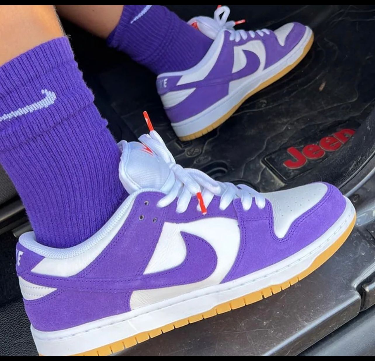FIRST COPY Nike SB Dunk Low Purple Suede For Women